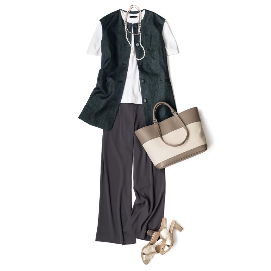 dinos バッグ トートバッグ NAGATANI/ナガタニ 素材コンビ 2WAY 348501 : ディノス Yahoo!ショッピング店 - 通販 - Yahoo!ショッピング