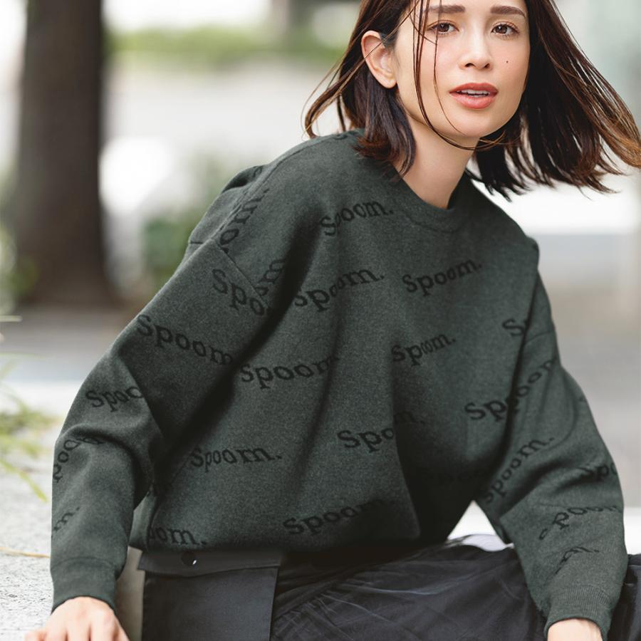 HOLIDAY トップス プルオーバー カットソー Spoom Holiday/スプームホリデイ ロゴニットプルオーバー 324302 : ディノス Yahoo!ショッピング店 - 通販 ...