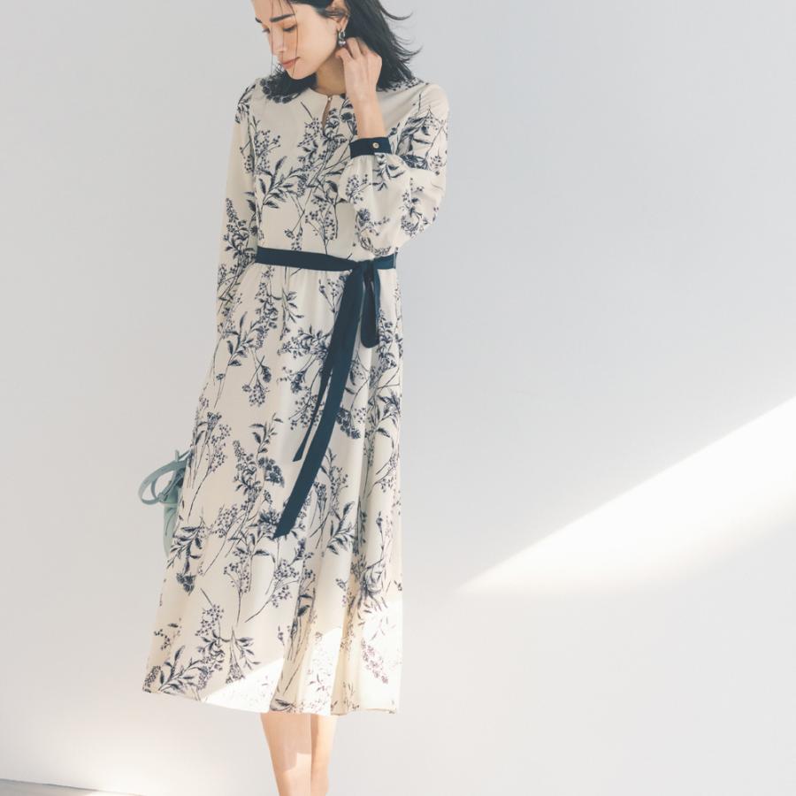 dinos ワンピース チュニック マキシワンピース ロングワンピース フラワープリント フレアワンピース 356102 : ディノス Yahoo!ショッピング店 - 通販 - Yahoo ...