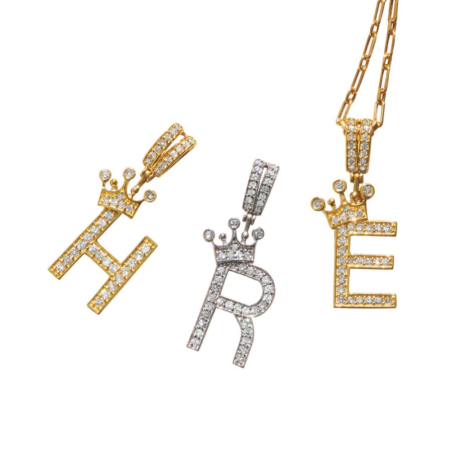 YG ジュエリー アクセサリー ダイヤモンド K18 0.3ctダイヤ イニシャル ペンダントヘッド J74606 : ディノス Yahoo!ショッピング店 - 通販 - Yahoo!ショッピング