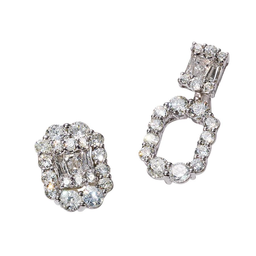 dinos K18 1ctダイヤ 3WAY ピアス ジュエリー アクセサリー ダイヤモンド J75704 : ディノス Yahoo!ショッピング店 - 通販 - Yahoo!ショッピング