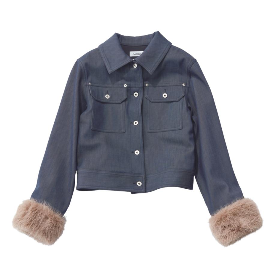 「IMBOTEX」社中わた使用 リアクティブ デニムジャケット サステナブル 135001 dinos（ディノス） 「IMBOTEX」社中わた使用 リアクティブ デニム