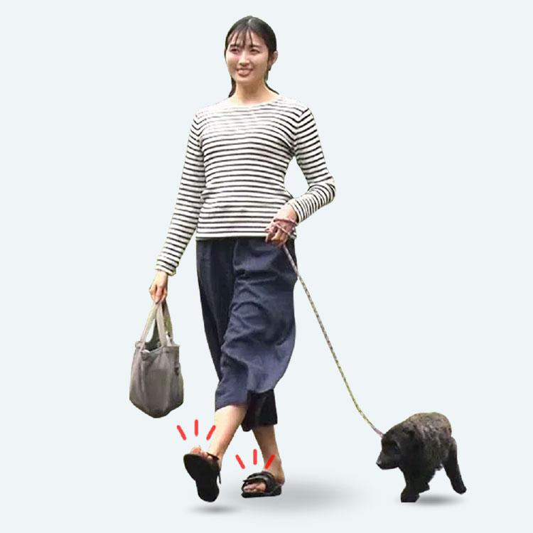 dinos ストレッチサンダル 健康 シューズ 美健 シェイプ系 足裏 室内 屋外 スリッパ 足裏アーチ レディース 靴 兼子ただし監修 ...