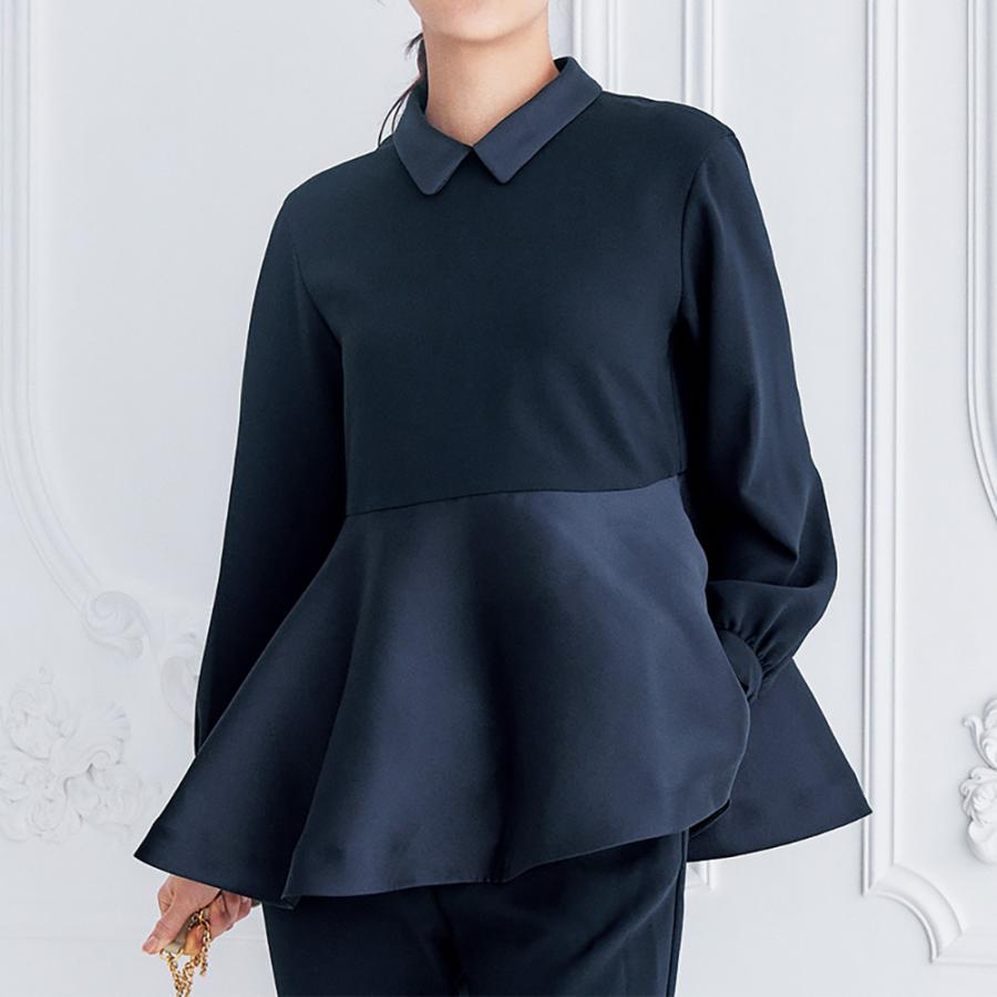 dinos ダブルクロス フレアーブラウス ファッション フォーマル スーツ 着物 PC4652 : ディノス Yahoo!ショッピング店 - 通販 - Yahoo!ショッピング