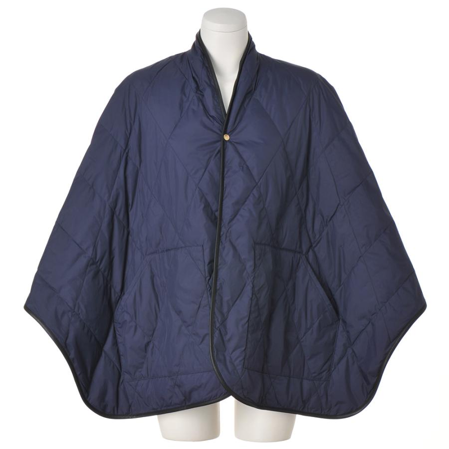 dinos（ディノス） はっ水 リバーシブル アップサイクルダウン ケープ