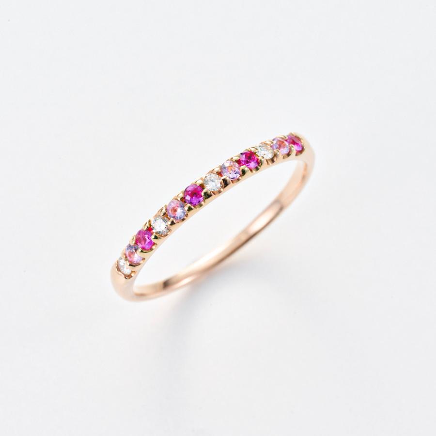 ジュエリー アクセサリー ゴールド製 サファイア 日本製 エタニティ PG WEB限定 K10 K10PG マルチカラー リング R41654 : r41654 : ディノス Yahoo ...