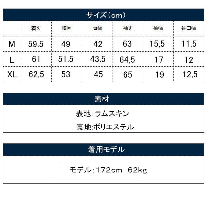 本革 羊革 羊皮 ラム シープ スキン レザー ライダース 本革 羊革 羊皮 ラム シープ スキン レザー ライダース