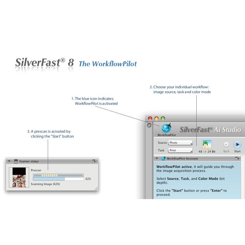 EPSON用SilverFast SE Plus 写真画像の管理編集ソフト フィルムスキャン 自動IT8校正適応 埃キズ除去処理 自動フレーム ...