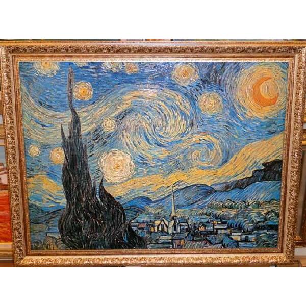 ゴッホ Starry Night 1889 名画絵画 立体複製画 インテリア 71cm×91cm : トライアンフギャラリー - 通販 - Yahoo!ショッピング
