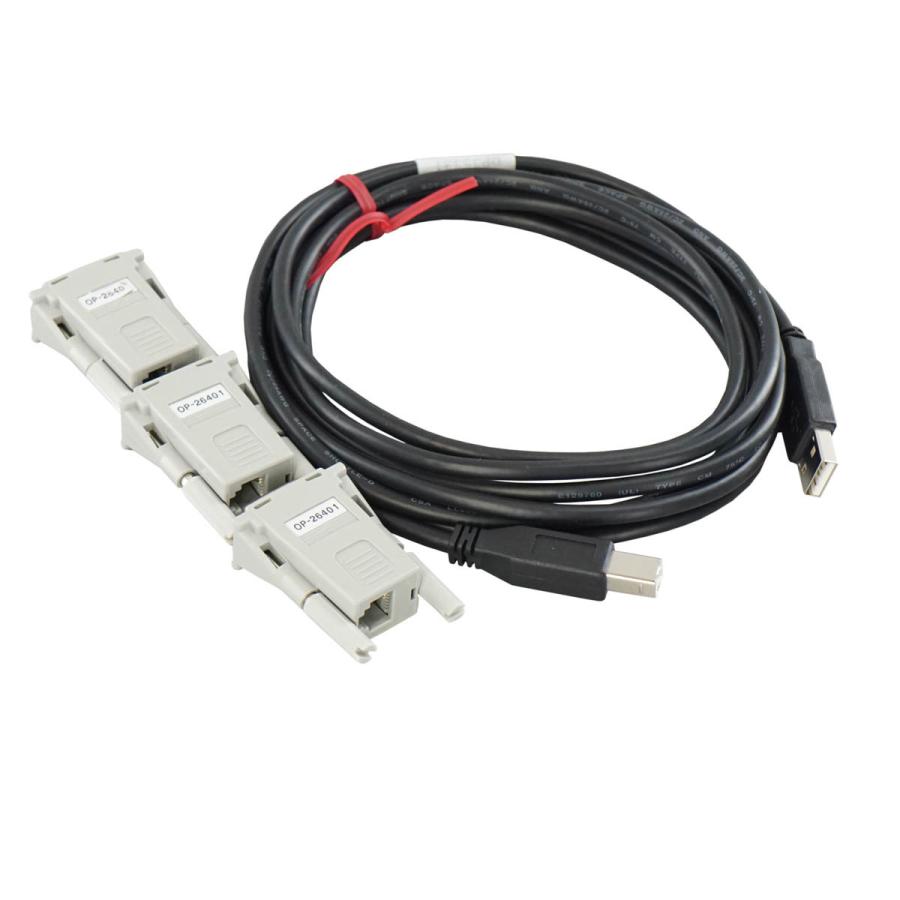 [PG]USED 8日保証 セット KEYENCE OP-35331 OP-26401 USBケーブル 変換アダプター[ST02554 ...