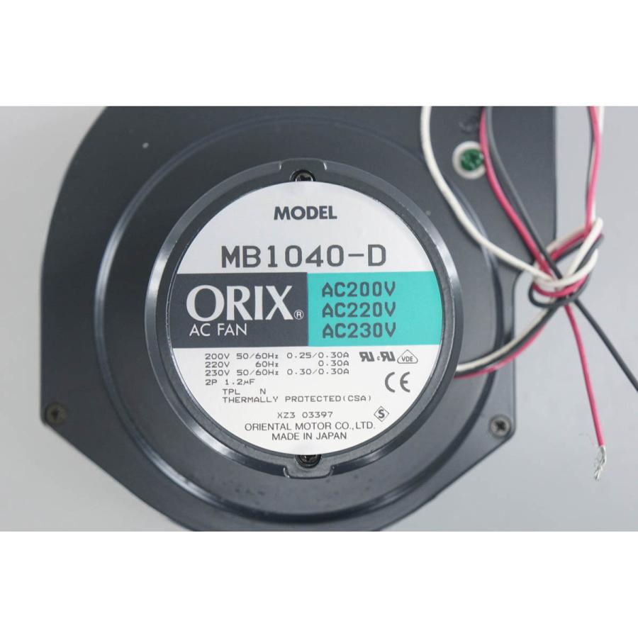 [PG]USED 8日保証 ORIENTAL MOTOR MB1040-D ACシロッコファン 取扱説明書[ST02640-0022 ...