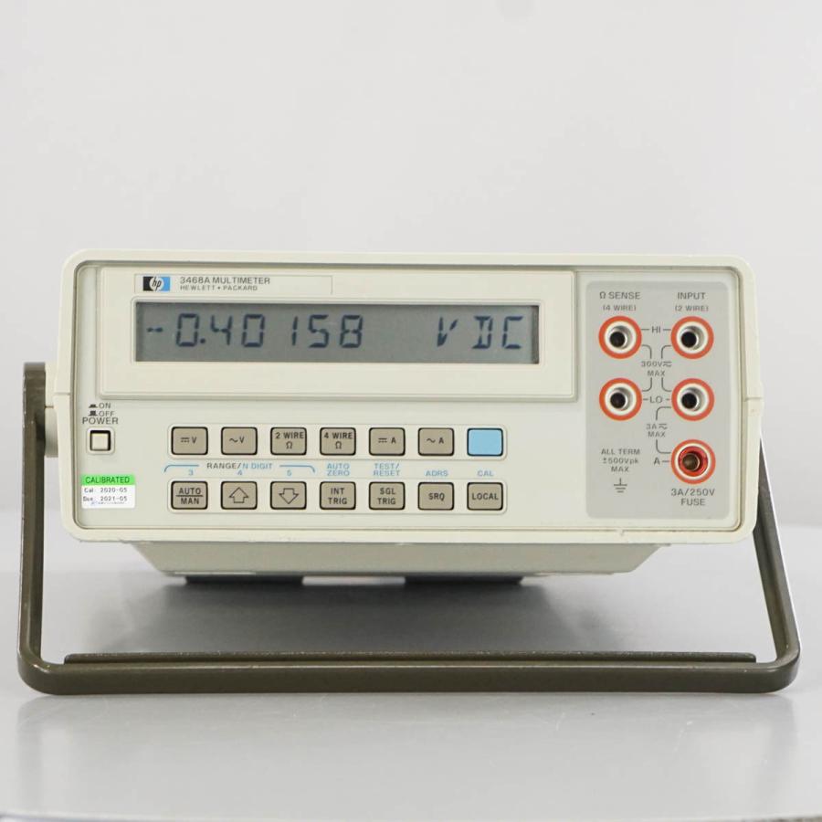 [DW] USED 8日保証 2台入荷 05/2020CAL HP 3468A MULTIMETER マルチメーター[SK02892-0049 ...