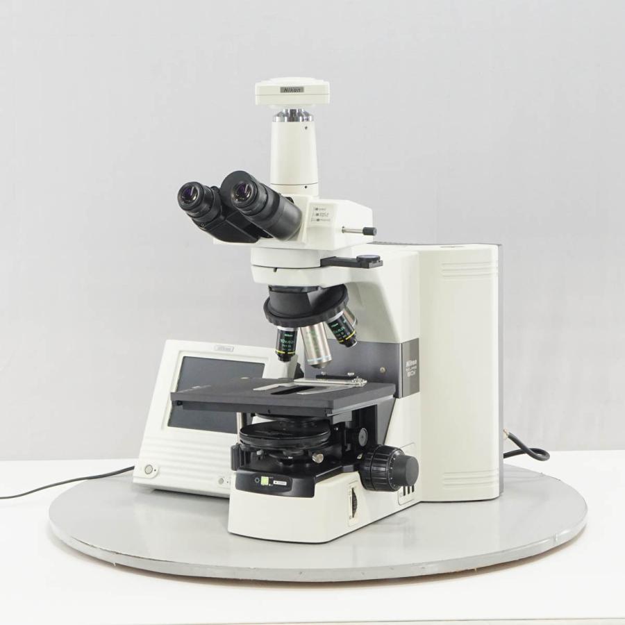 [DW] USED 8日保証 NIKON ECLIPSE 80i 顕微鏡 DS-L1 レンズ CFI 10×/22 Plan Fluor 40×/0.75 10×/0.25 D DL AC ...
