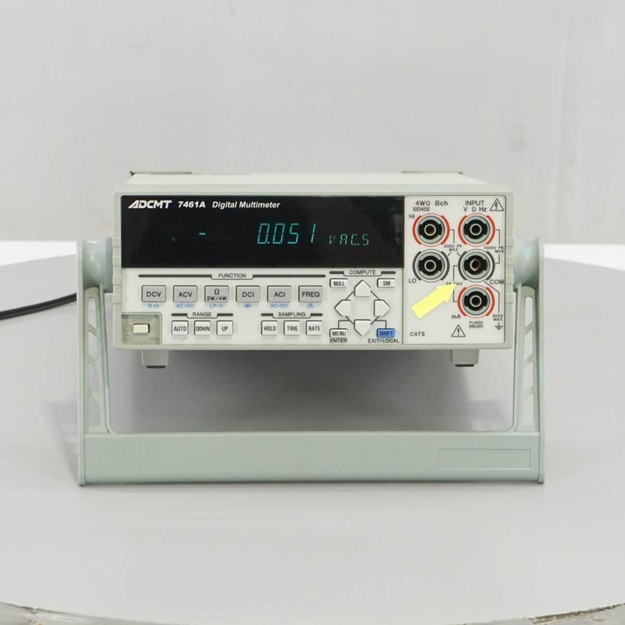 [DW]USED 8日保証 ADCMT 7461A Digital Multimeter デジタルマルチメーター[ST02943-0005 ...