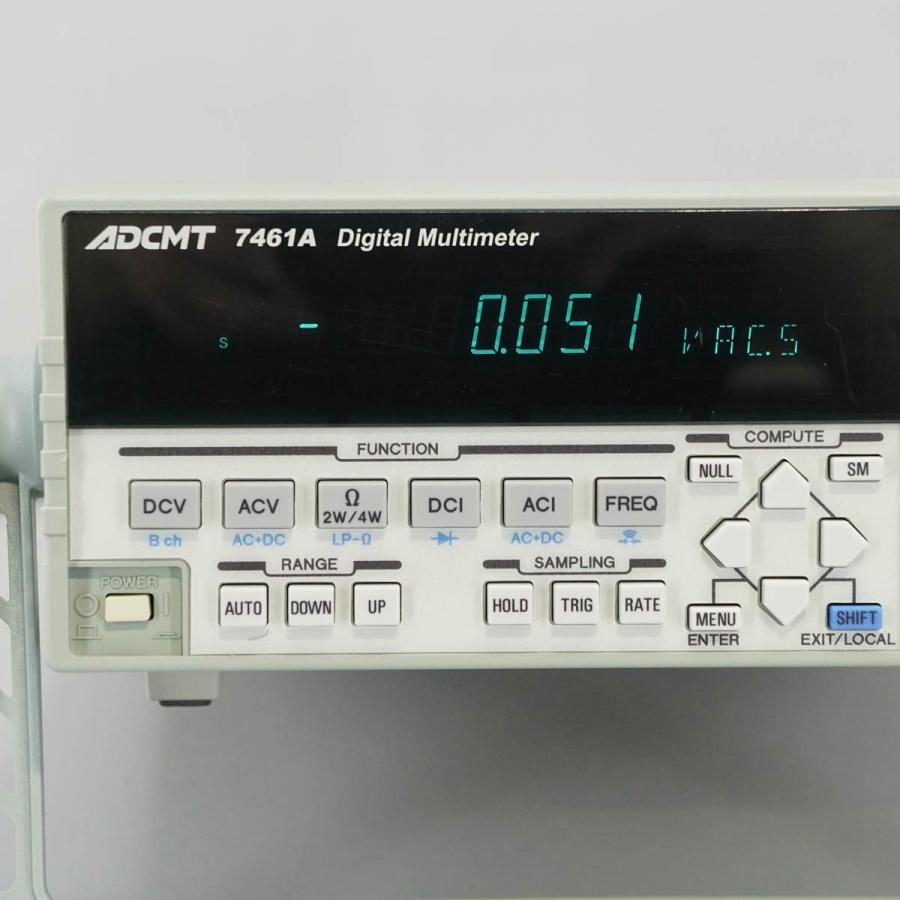 [DW]USED 8日保証 ADCMT 7461A Digital Multimeter デジタルマルチメーター[ST02943-0005 ...