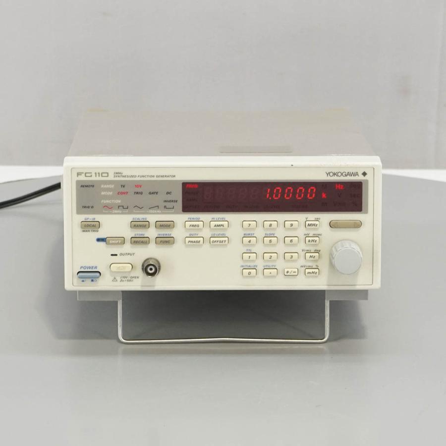 [DW]USED 8日保証 YOKOGAWA FG110 706011-1-M SYNTHESIZED FUNCTION GENERATOR ...