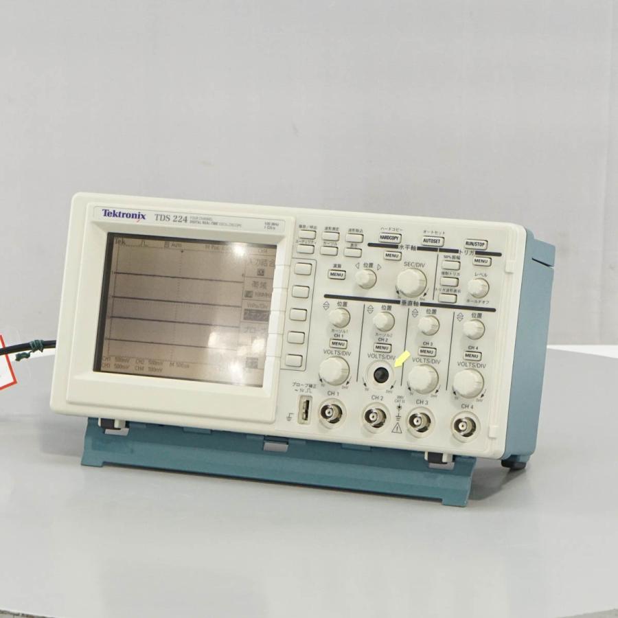 [DW]USED 8日保証 Tektronix TDS 224 TDS224 DIGITAL REAL-TIME OSCILLOSCOPE ...