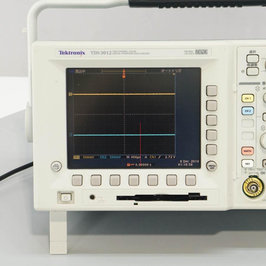 [DW]USED 8日保証 Tektronix TDS 3012 TDS3012 DIGITAL PHOSPHOR OSCILLOSCOPE ...