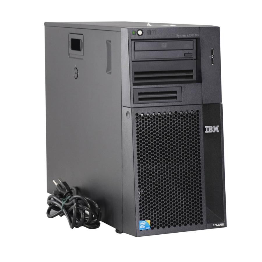 [PG]USED 8日保証 IBM System x3200 M3 Xeon X3450 2.67GHz/8GB/HDD無 サーバー 電源 ...
