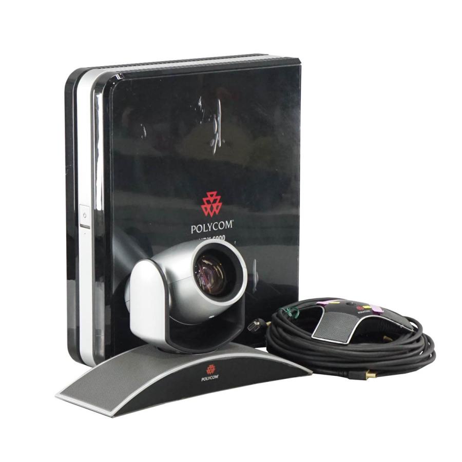 [DW]USED 8日保証 POLYCOM HDX 6000 HD NTSC テレビ会議システム MPTZ-9 電源コード リモコン ...