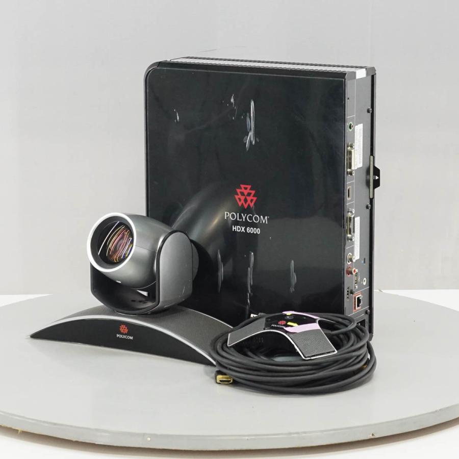 [DW]USED 8日保証 POLYCOM HDX 6000 HD NTSC テレビ会議システム MPTZ-9 電源コード リモコン[ST02960-0006] : ソクラボショップ - 通販 ...