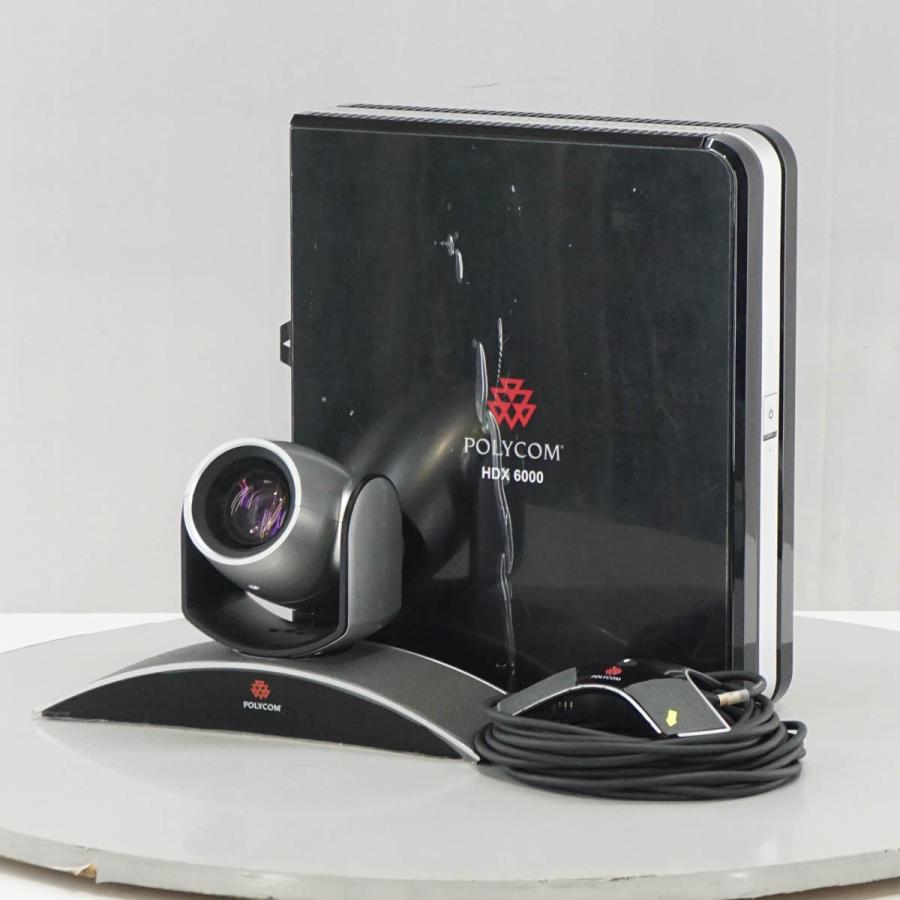 [DW]USED 8日保証 POLYCOM HDX 6000 HD NTSC テレビ会議システム MPTZ-9 電源コード リモコン[ST02960-0018] : ソクラボショップ - 通販 ...