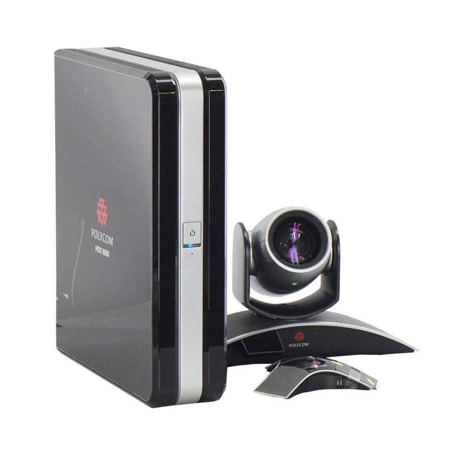 [DW]USED 8日保証 POLYCOM HDX 6000 HD NTSC テレビ会議システム MPTZ-9 電源コード リモコン ...