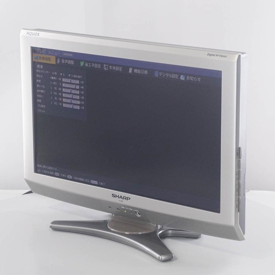 [DW] USED 8日保証 8台入荷 2009年製 SHARP LC-20E6 AQUOS アクオス 液晶テレビ 20型 20インチ HDMI 1366×768 電源コード[SK02987 ...