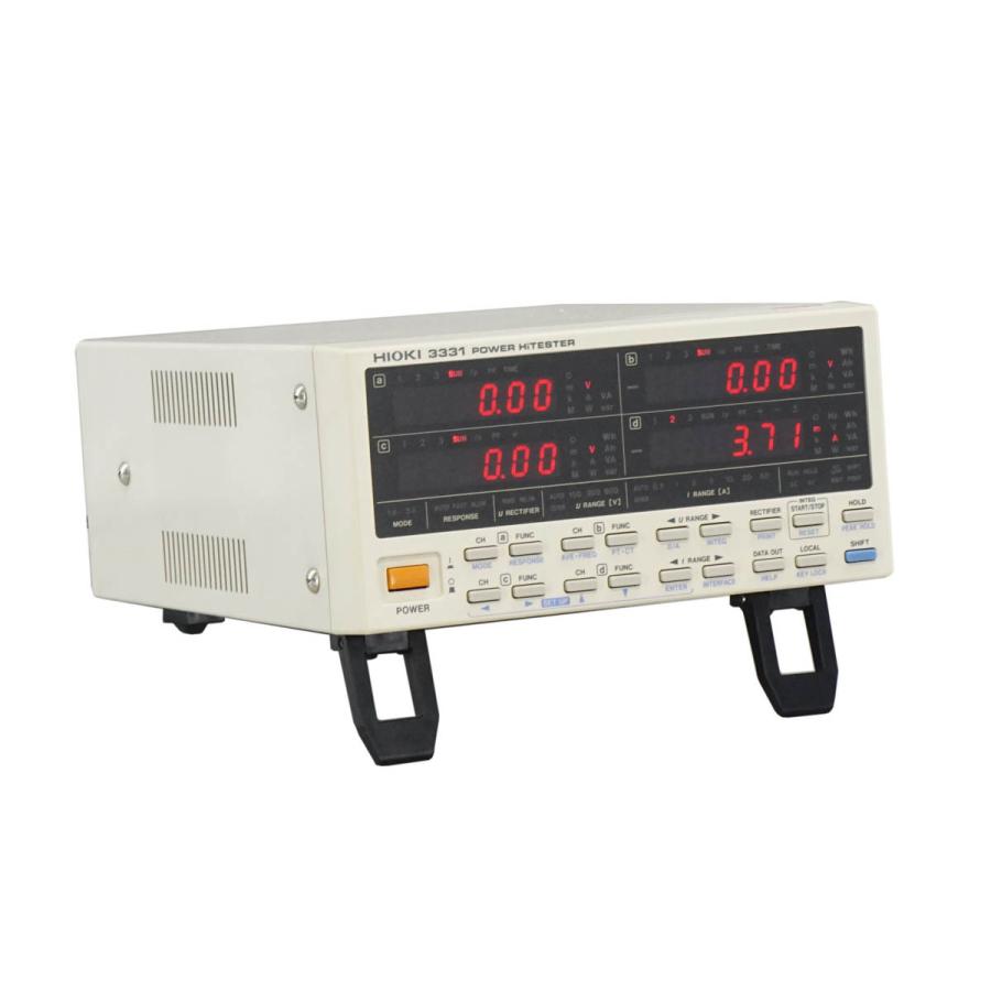 [DW]USED 校正2021年11月まで有効 HIOKI 3331 POWER HiTESTER パワーハイテスター 電源コード 取扱説明書 ...