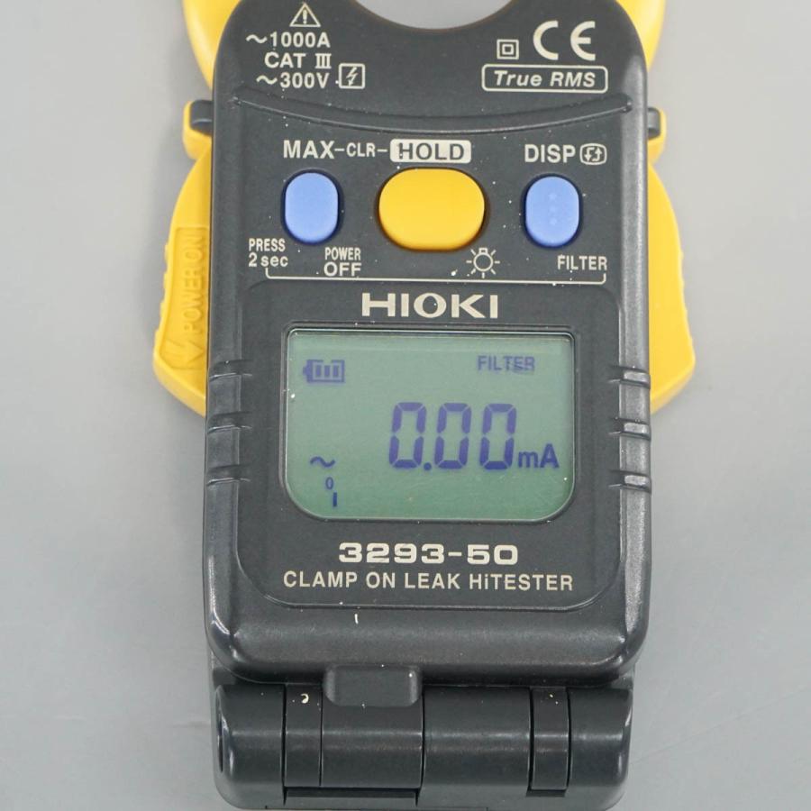 [DW]USED HIOKI 3293-50 CLAMP ON LEAK HiTESTER クランプオンリークハイテスター[ST03068 ...