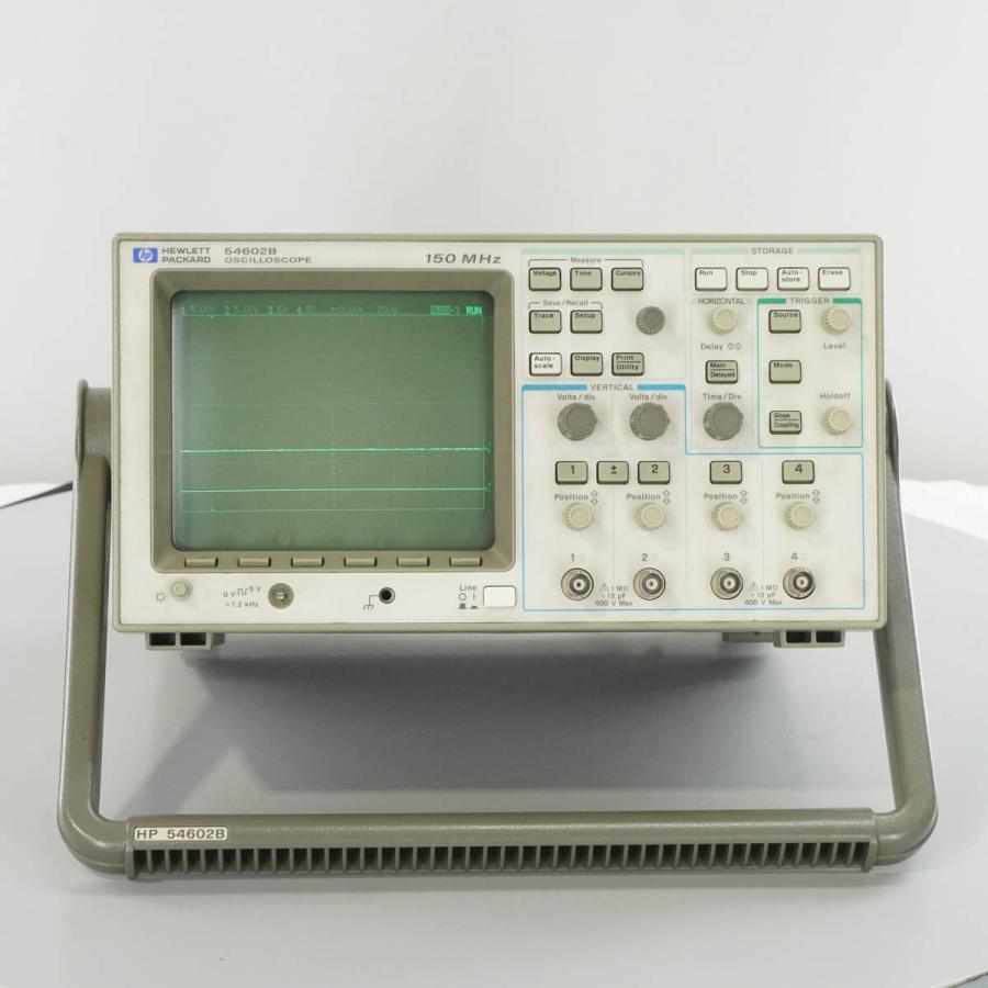 [DW]USED 8日保証 HP 54602B OSCILLOSCOPE オシロスコープ 150MHz 10071B*3電源コード ...