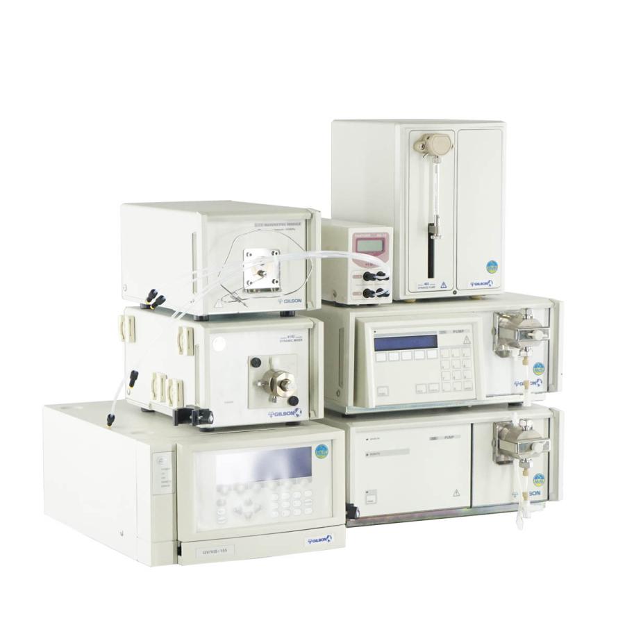 [DW]USED セット GILSON UV VIS-155 306 305 805 811D 402 AG-12 506C HPLC UV ...