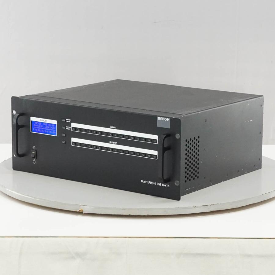 [PG]USED 8日保証 初期化済 BARCO MatrixPRO-II ビデオ信号マトリックスルーター DVI 16×16 電源コード ...
