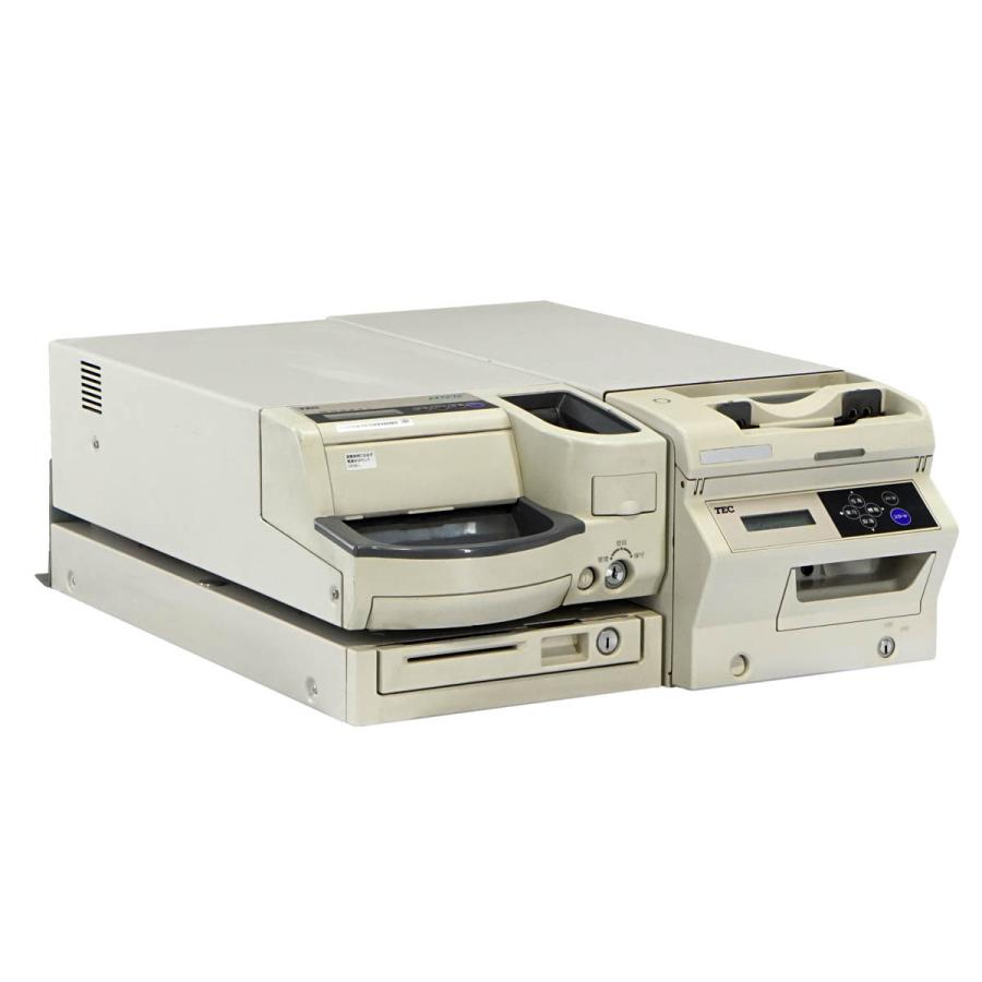 [PG]USED 8日保証 セット TEC VT-250-K1L-R VITESE 自動釣銭機 自動ドロワ コイントレイ VT-280-S ...