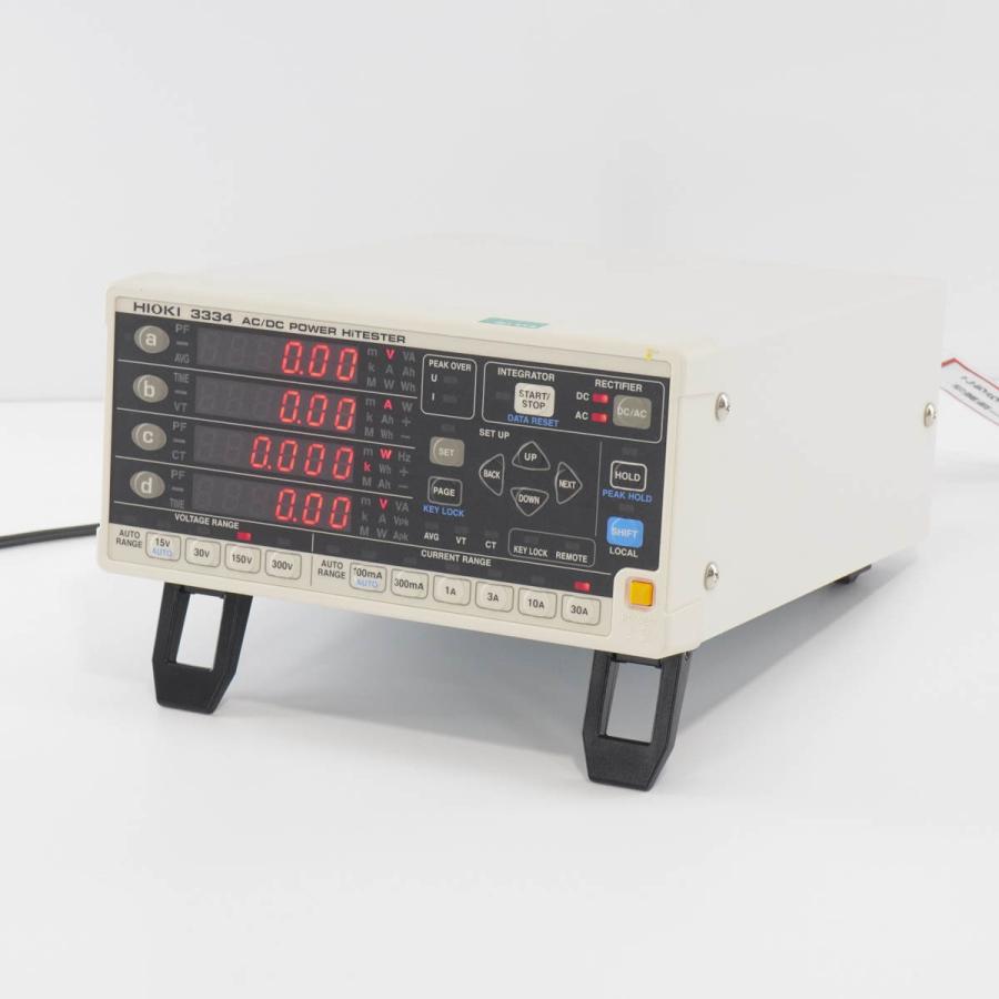 [DW]USED 8日保証 HIOKI 3334 AC/DC POWER HiTESTER パワーハイテスター[ST03106-0002 ...