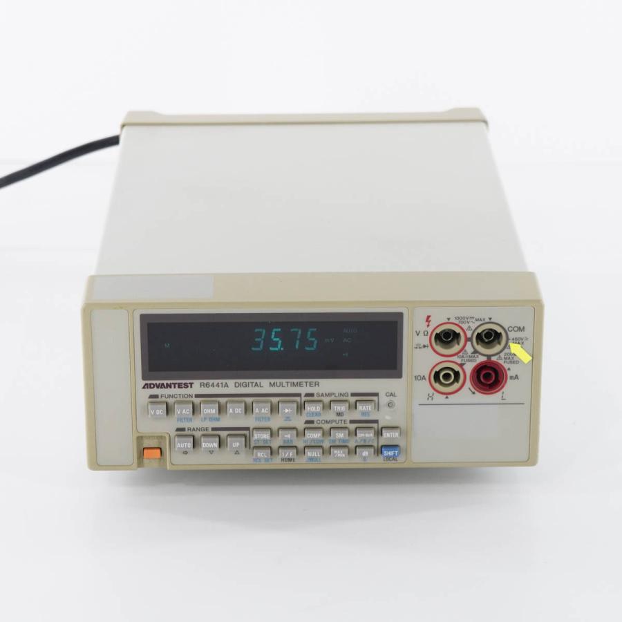 [DW]USED 8日保証 動作確認済 ADVANTEST R6441A DIGITAL MULTIMETER デジタルマルチメーター ...