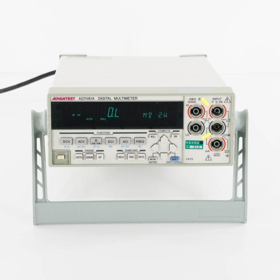 [DW]USED 8日保証 ADVANTEST AD7461A DIGITAL MULTIMETER デジタルマルチメーター[ST03106 ...