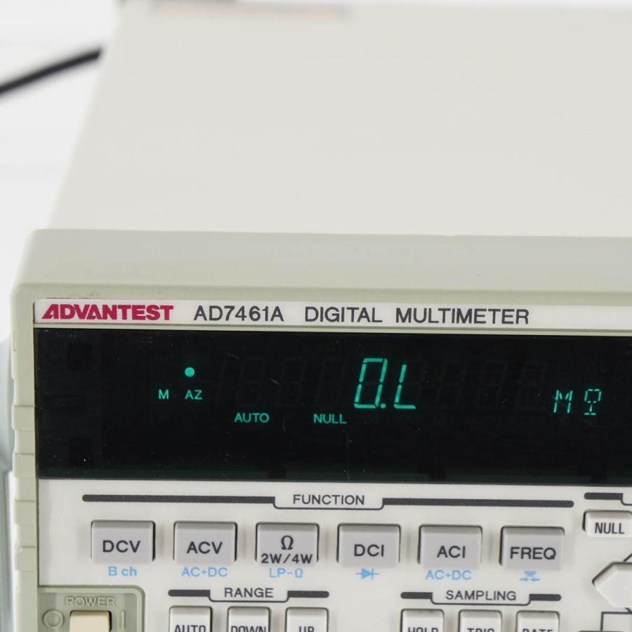 [DW]USED 8日保証 ADVANTEST AD7461A DIGITAL MULTIMETER デジタルマルチメーター[ST03106 ...