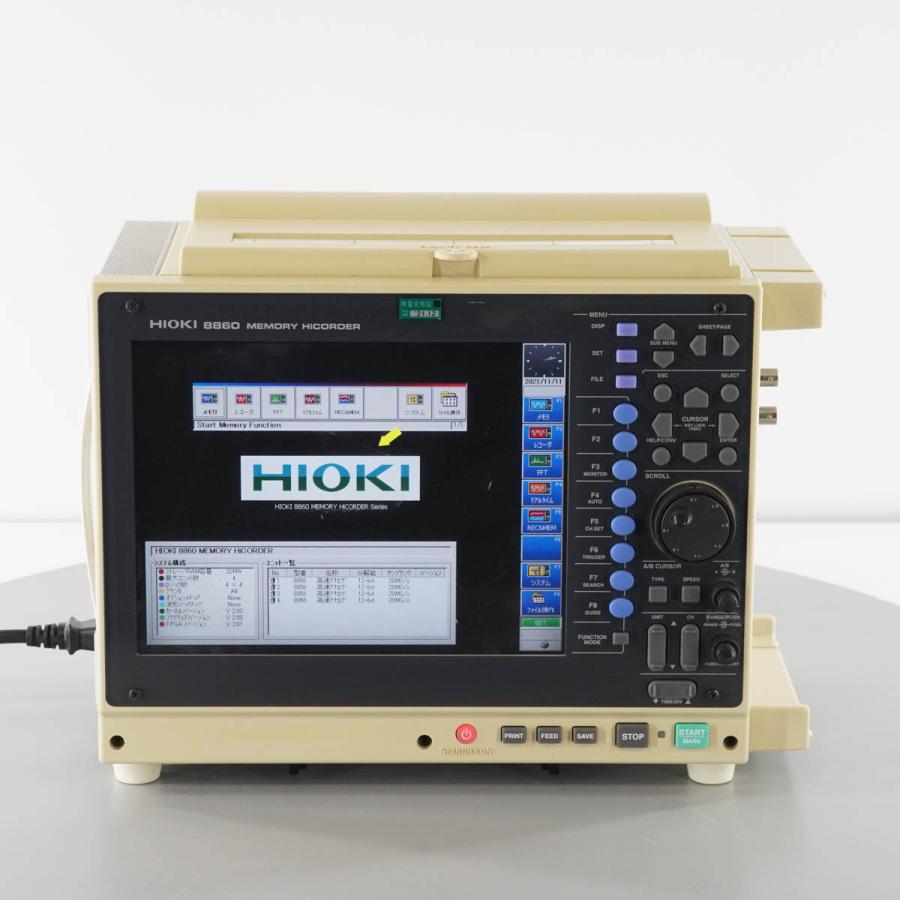 [DW]USED 8日保証 HIOKI 8860 MEMORY HiCORDER メモリーハイコーダー 8956*4 L9198 ...
