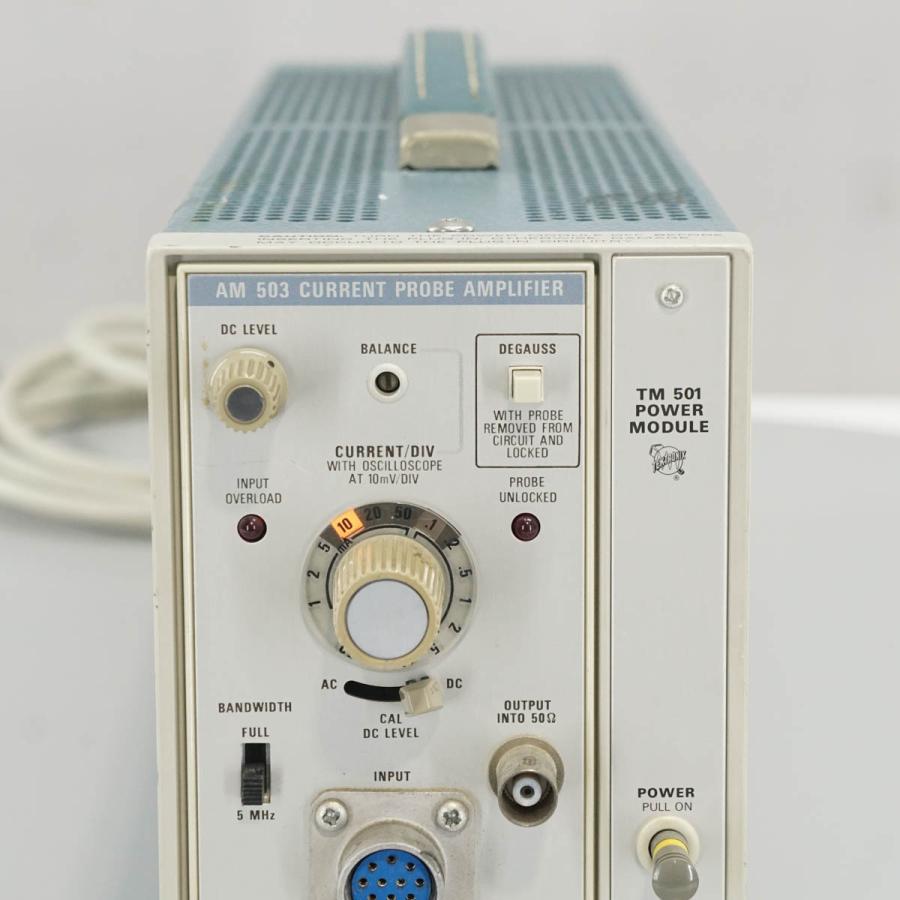 [DW]USED Tektronix AM503 CURRENT PROBE AMPLIFIER カレントプローブアンプ TM501 ...