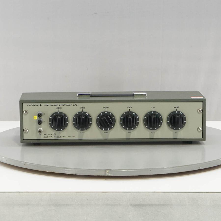 [DW]USED 2022年3月次回校正 YOKOGAWA 2786 278610 DECADE RESISTANCE BOX[ST03131-0018] : ソクラボショップ - 通販 ...