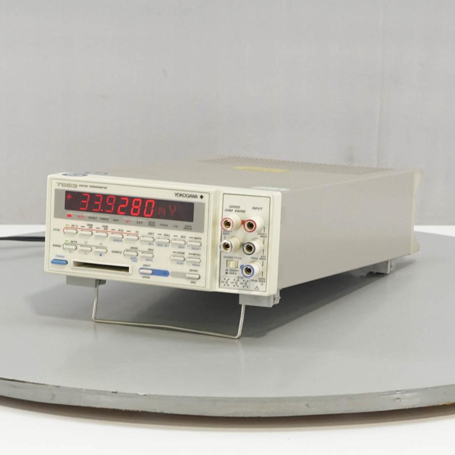 [DW]USED 2020年8月次回校正 YOKOGAWA 7563 756321-C-1/B/DA DIGITAL THERMOMETER デジタルサーモメーター 電源コード 取扱説明書 ...