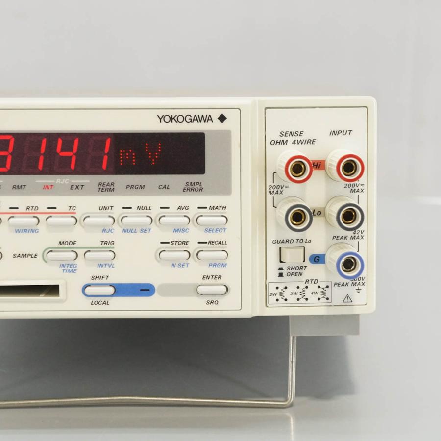 [DW]USED 2020年8月次回校正 YOKOGAWA 7563 756321-C-1/B/DA DIGITAL THERMOMETER デジタルサーモメーター 電源コード 取扱説明書 ...