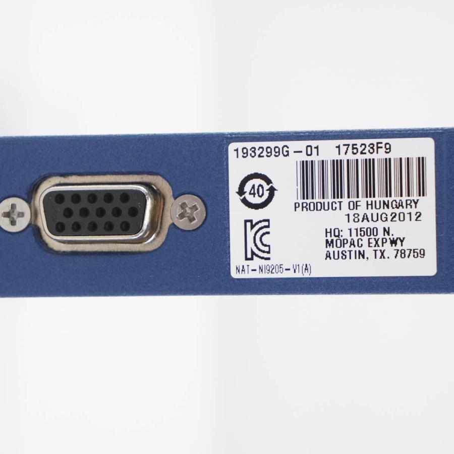 [DW]USED 8日保証 11台入荷 NATIONAL INSTRUMENTS NI 9205 DAQ C Series Voltage ...