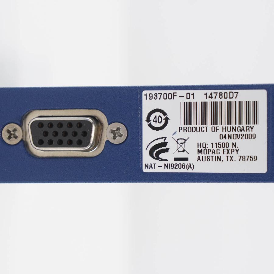 [DW]USED 8日保証 2台入荷 NATIONAL INSTRUMENTS NI 9206 DAQ C Series Voltage ...