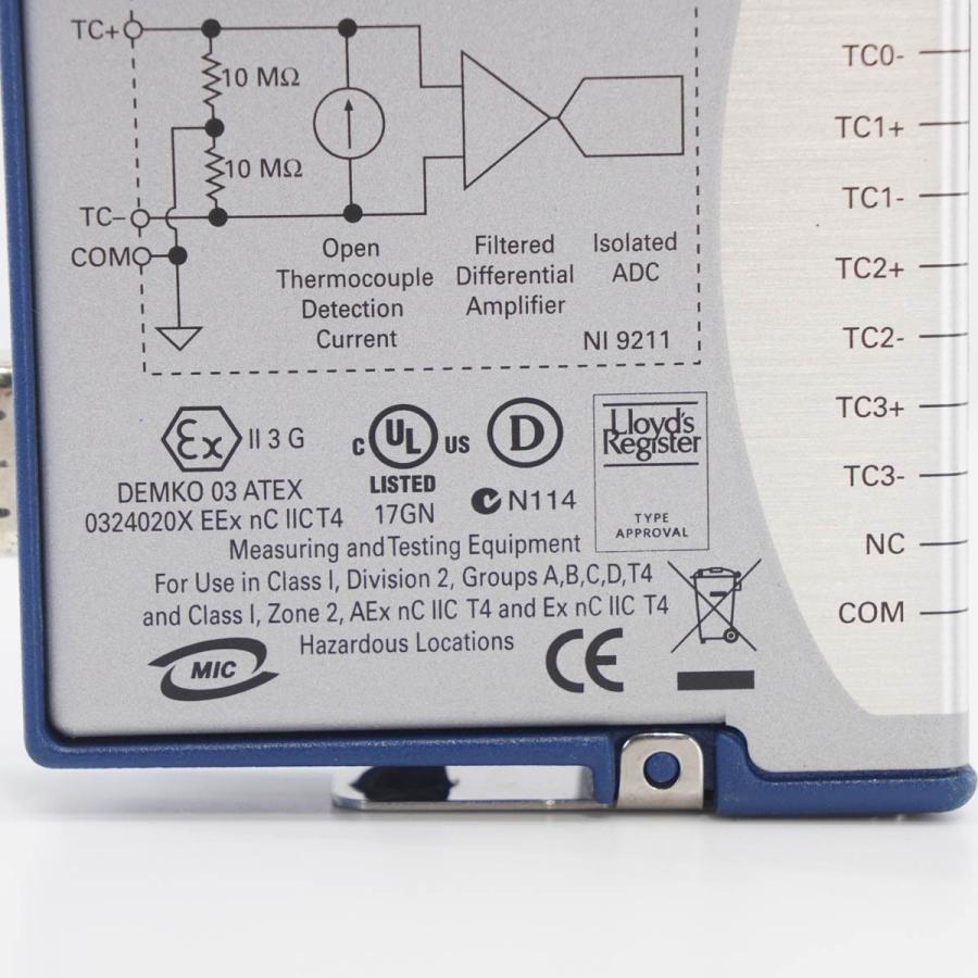 [DW]USED 8日保証 3台入荷 NATIONAL INSTRUMENTS NI 9211 DAQ C Series ...