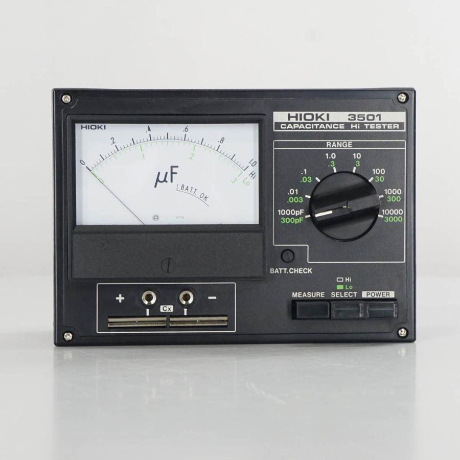 [JB]USED 現状販売 HIOKI 3501 CAPACITANCE Hi TESTER キャパシタンスハイテスター[ST03163 ...
