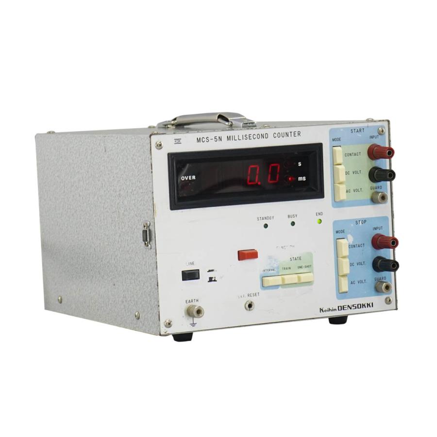 [DW]USED keihin DENSOKKI MCS-5N MILLISECOND COUNTER ミリセコンドカウンター[ST03164 ...
