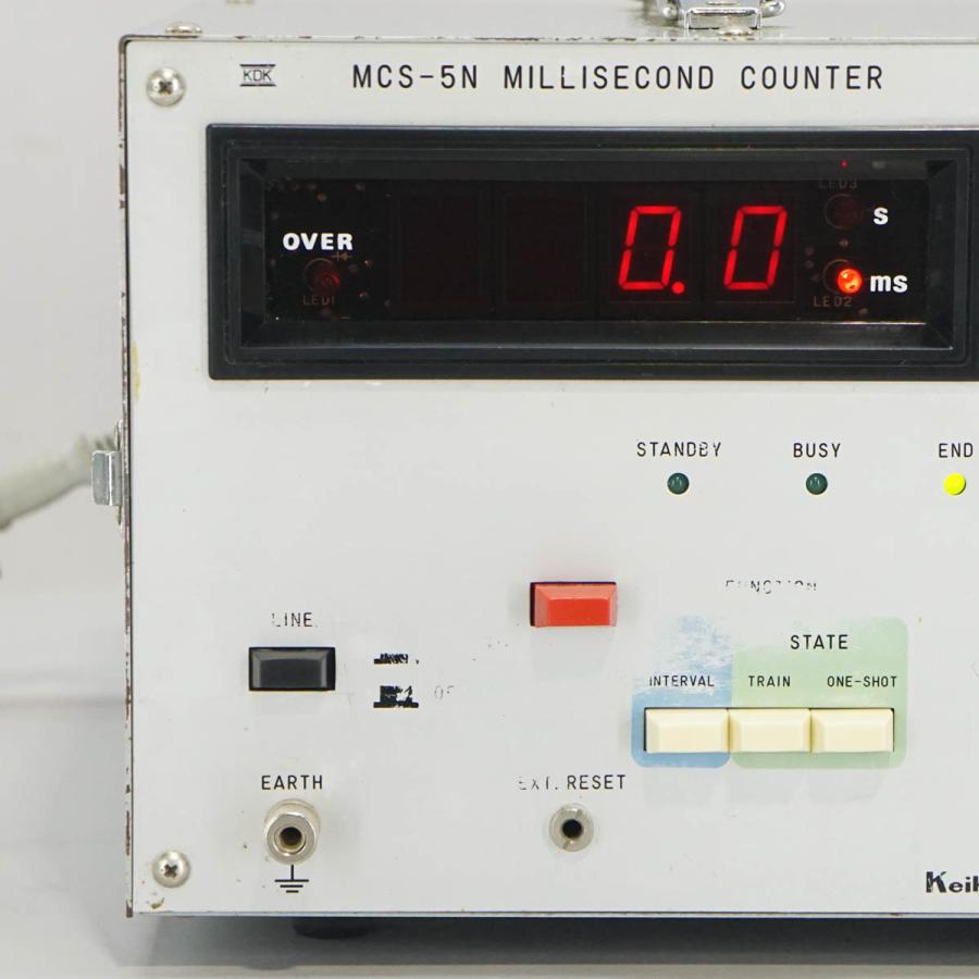[DW]USED keihin DENSOKKI MCS-5N MILLISECOND COUNTER ミリセコンドカウンター[ST03164 ...