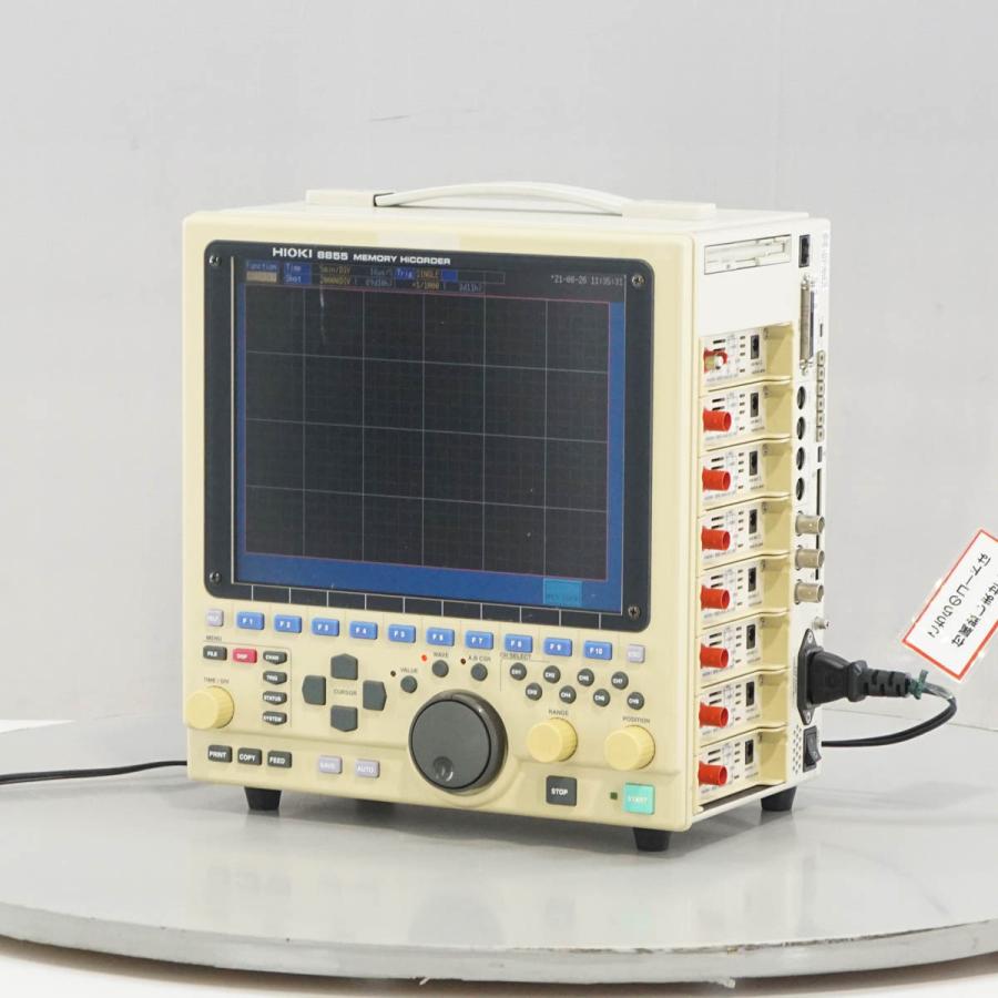[DW]USED 06/2018CAL HIOKI 8855 MEMORY HiCORDER メモリーハイコーダー 8950*8 ...